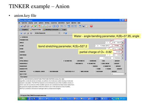 Tinker Molecular Modeling Software At Harold Case Blog