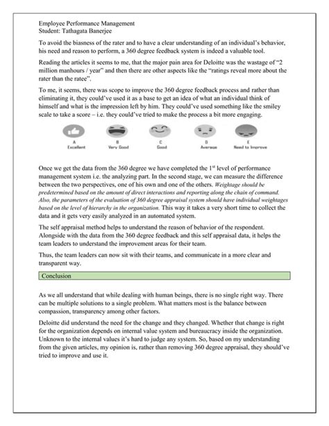 Analyzing The Re Invented Performance Management A Deloitte Case