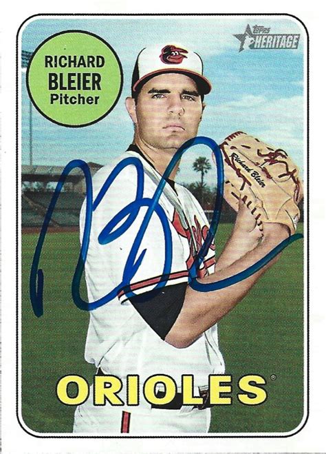Foul Bunt Another Ttm Success From Richard Bleier