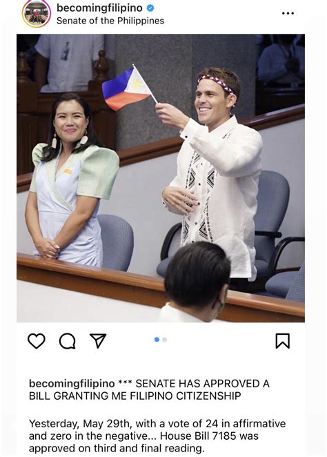 Becomingfilipino Kyle Jennermann Was Granted Filipino Citizenship By
