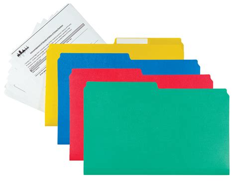 Durable Legal Size Poly File Folders Vlb Marketing