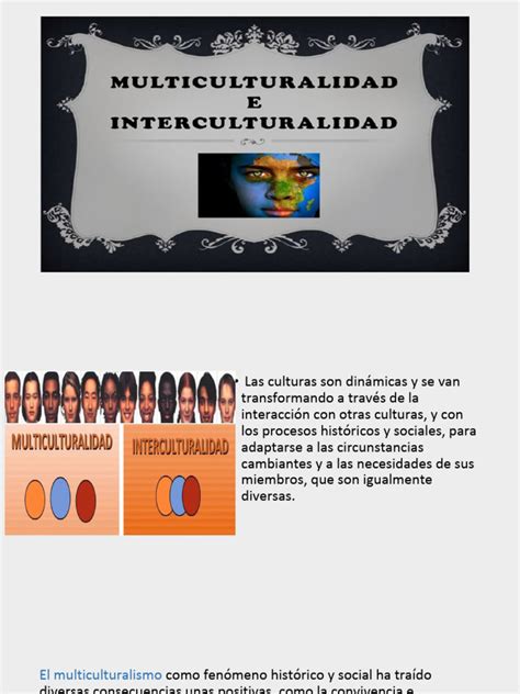 Multiculturalidad E Interculturalidad Pdf Multiculturalismo