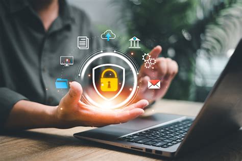Keamanan Konsep Privasi Perlindungan Data Pengusaha Memegang Kunci