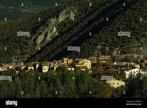 Landscape Of The Ancient Stone Houses Leaning Against Each Other In The