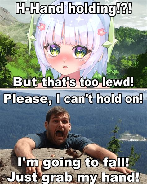 Hand Holding Is Lewd R Goodanimemes