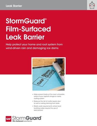 Protect Roofs With Gaf Stormguard Leak Barrier Gaf Roofing