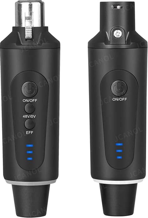 Jcaonl Wireless Xlr Transmitter And Receiver System Wired To