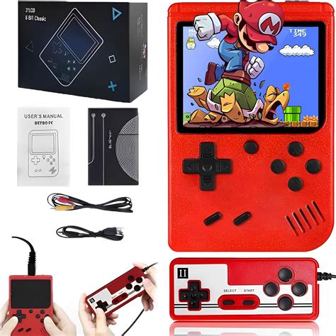 Jkefen Tiny Tendo Gametendo Over 400 Nostalgic Games Handheld Game Console Tiny