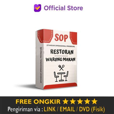 Promo Sop Restaurant Restoran Warung Makan Kedai Standard Operational