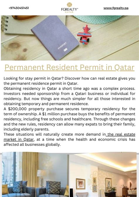 Ppt Permanent Resident Permit In Qatar Powerpoint Presentation Free