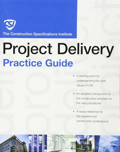 The Csi Project Delivery Practice Guide Construction Specifications