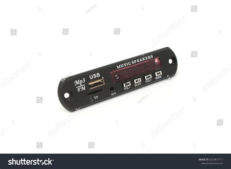 Mp Player Circuit Board Isolated White Stock Photo Shutterstock