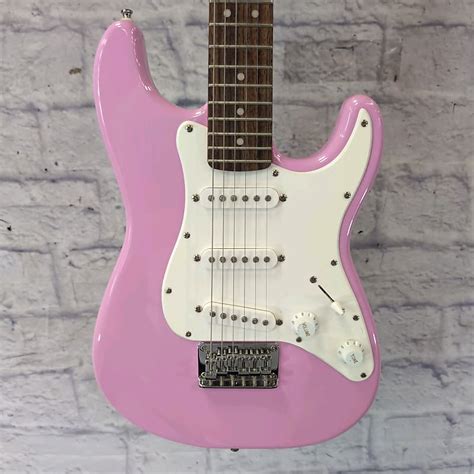 Squier Affinity Mini Stratocaster V2 Electric Guitar Pink W Reverb