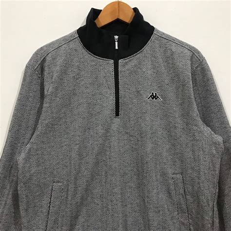 Rare Vintage Kappa Small Logo Half Zipper Jumper Gem