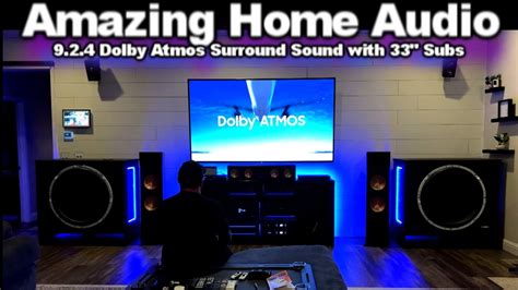 Amazing Home Audio System Dolby Atmos 924 Surround Sound With 2 33