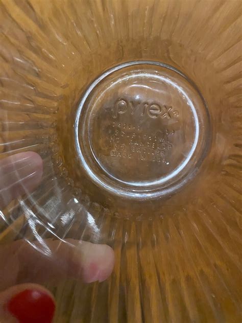 Vintage Pyrex Ribbed Bowls 3 Cup 750 Ml 7401 S Set Of 2 Serving Bowls