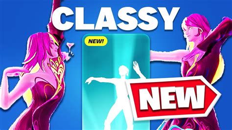 New Classy Emote Fortnite Emote Showcase Youtube
