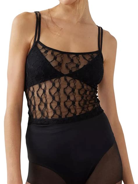 Michellecmm Womens Sheer Mesh See Through Square Neck Sleeveless Solid