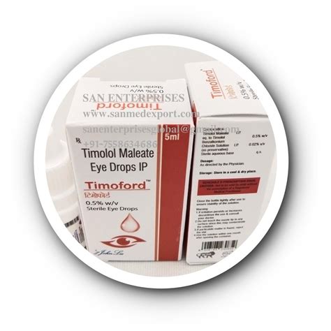 Timolol Maleate Eye Drop Ip At ₹ 199piece Timolol Maleate Solution