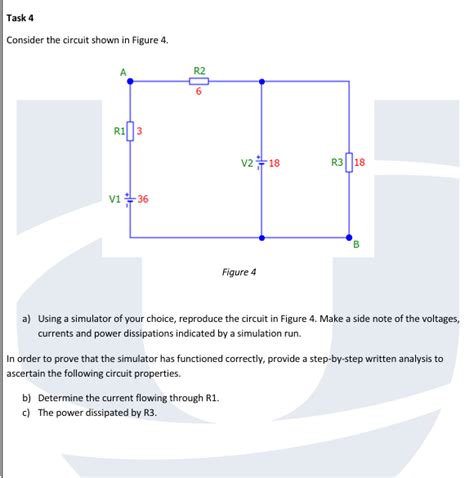 Solved Task 4Consider The Circuit Shown In Figure 4 Figure Chegg