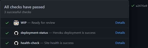 Github Action Reporting Heroku Deployment Status Jan Jones