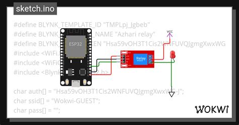 Azhari Relay Wokwi Esp32 Stm32 Arduino Simulator