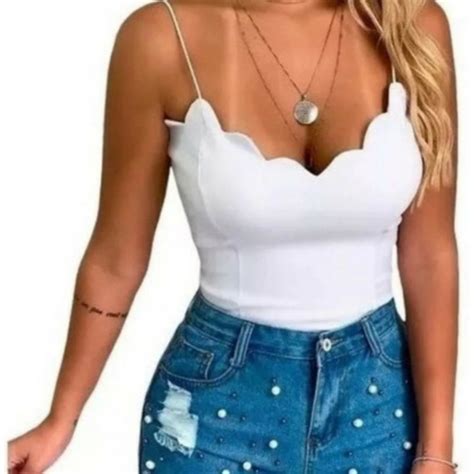 Blusinha Nuvem Blusa Feminina Alcinha Roupa Verão Top Melhor Preço