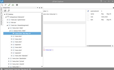 Nested Menue Item Clicks Eg Menu File New File Help Uipath