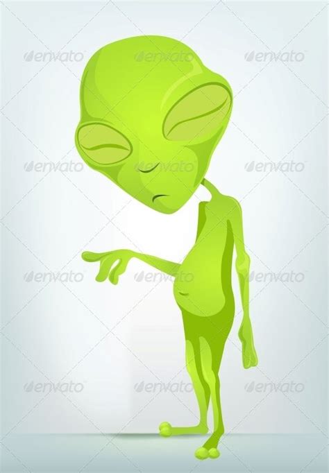 Funny Alien Aliens Funny Cartoon Expression Alien