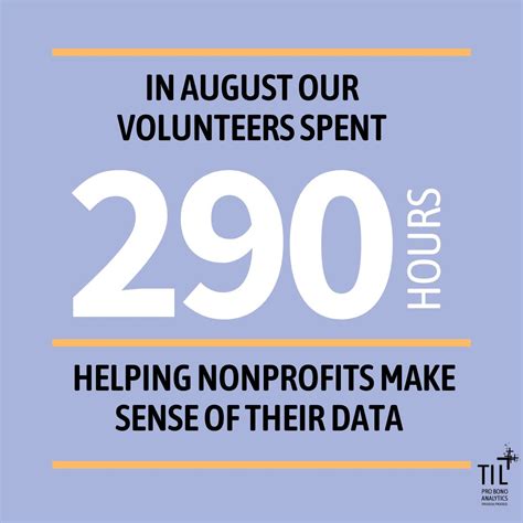 Til On Linkedin Dataforgood Volunteer Nonprofit Data
