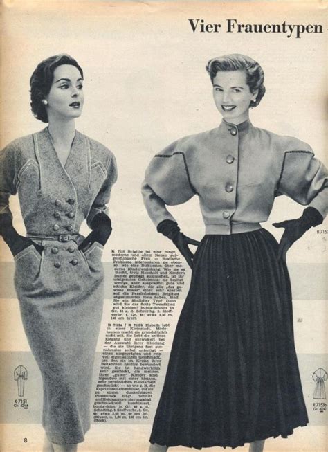 Просмотр изображения 1950 Fashion German Fashion 1960s Fashion
