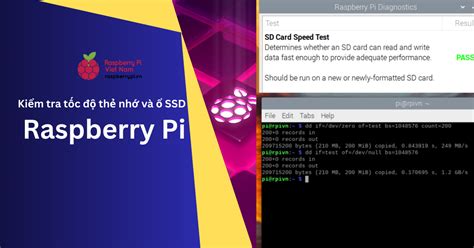 Cách Test Tốc độ Của Thẻ Nhớ Hoặc ổ Ssd Trên Raspberry Pi