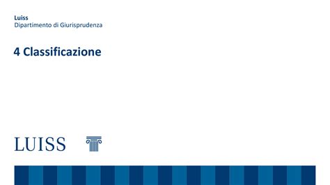 Classificazione Algoritmi Slide Di Tecniche Di Intelligenza