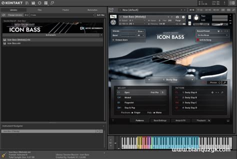 Native Instruments Session Bassist Icon Bass Kontakt流行摇滚贝斯 编曲资源库 编曲资源库