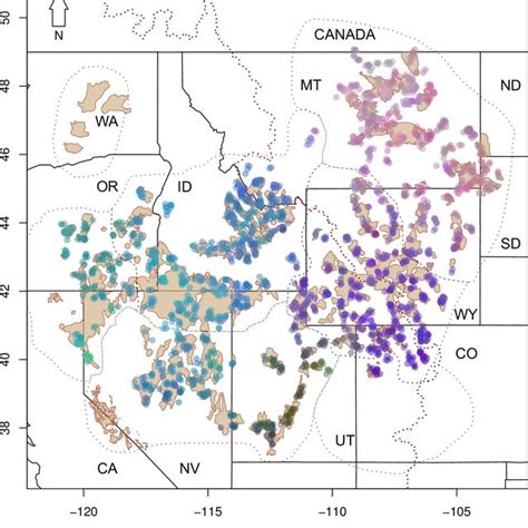 Spatial Principal Components Analysis Color Plot Of The First Three