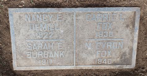 Marquis Byron Fox 1863 1940 Find A Grave Memorial