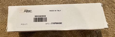 Altec Filter 990060908 Made In Italy 21p084382 For Sale Online Ebay