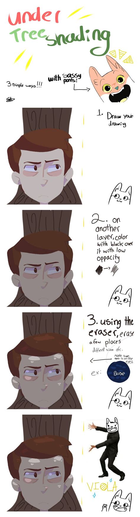 Took Me Almost Hours To Make This Tutorial How To Shade Under A Tree My First Panorama