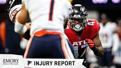 Injury Report Arnold Ebiketie Among Four Falcons Designated As
