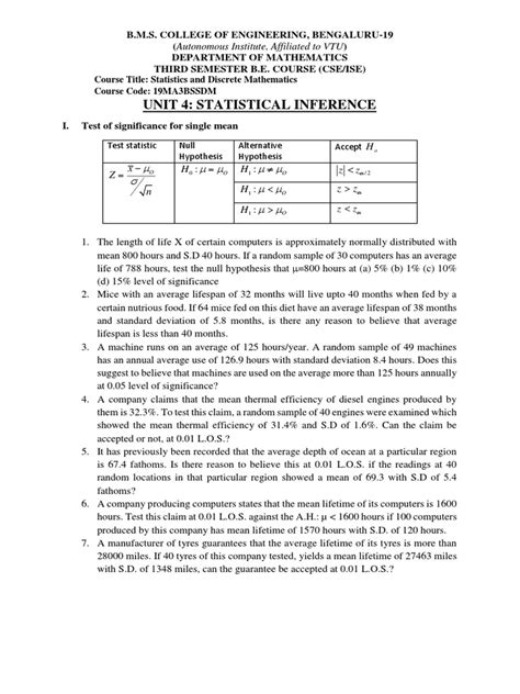 Statistical Inference Test Significance Pdf Goodness Of Fit Statistical Hypothesis Testing
