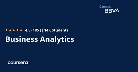 Business Analytics Coursera