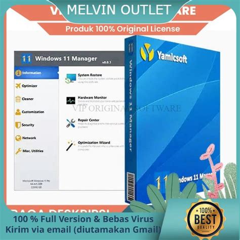 Jual Lisensi Yamicsoft Windows 11 Manager Pro Lifetime Shopee Indonesia