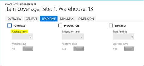 Mid Week Reflections On Mrp And Purchase Order Lead Time In Microsoft Dynamics Ax Ellipse
