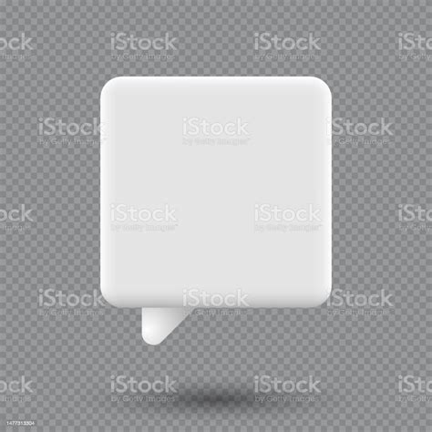 3d 말풍선 아이콘입니다 3d 채팅 아이콘입니다 채팅 메시지 아이콘입니다 흰색 텍스트 상자입니다 빈 흰색 말풍선 핀입니다 벡터 그림 0명에 대한 스톡 벡터 아트 및 기타