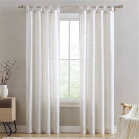 Beatrice Home Fashions Monroe Light Filtering Button Top Set Of 2