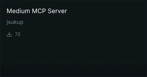 Schema Medium Mcp Server Glama