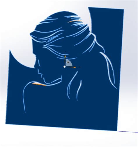 18 File Dxf Cnc G Code Industrial Laser Cut Womans Face Vector Plasma Nr0541 3d Model In Living