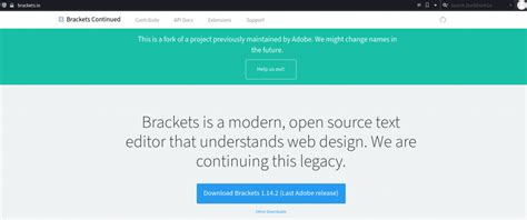 Adobe Kills Brackets Code Editor Suggests Using Visual Studio Code