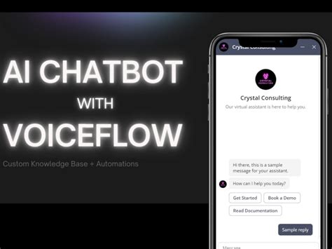 ai chatbot with custom knowledge base built on voiceflow upwork