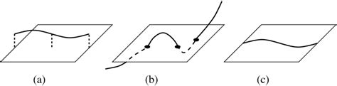 Intersections Of A Curve And A Plane In R 3 A A Non Generic Case Download Scientific Diagram